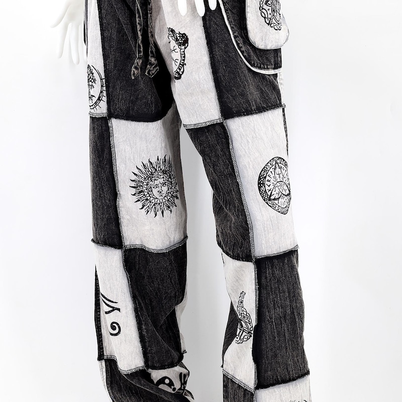 Patchwork Pants - Etsy