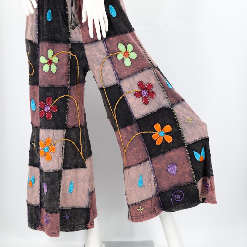 Patchwork Pants Lace - Etsy