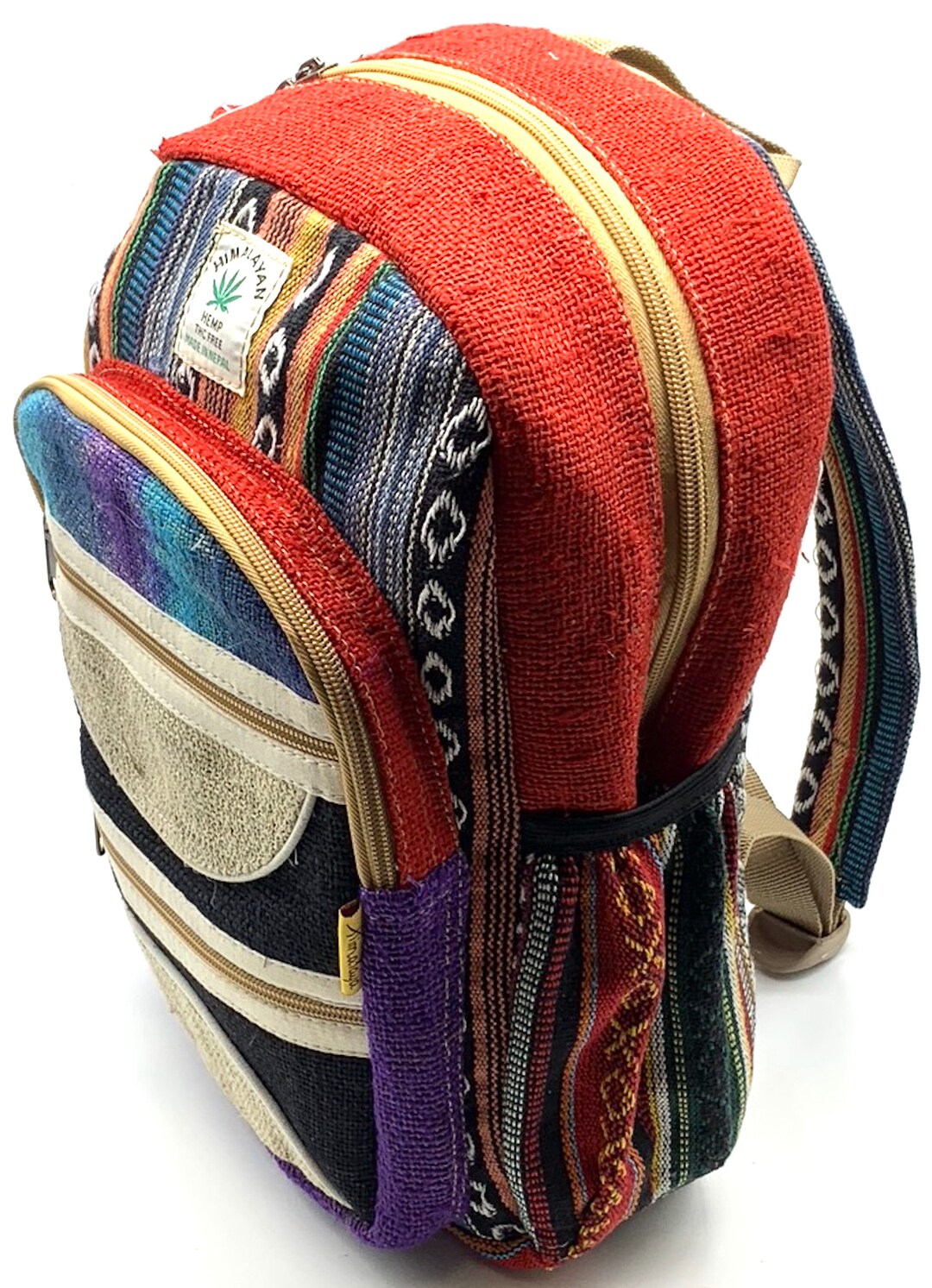 Himalaya 100% Hemp Backpack Small Backpack Hippie Backpack Festival ...