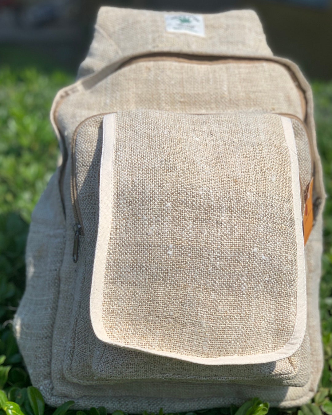 Himalayan Hemp Sling Backpack Fair Trade Festival Hippie Bag - Etsy
