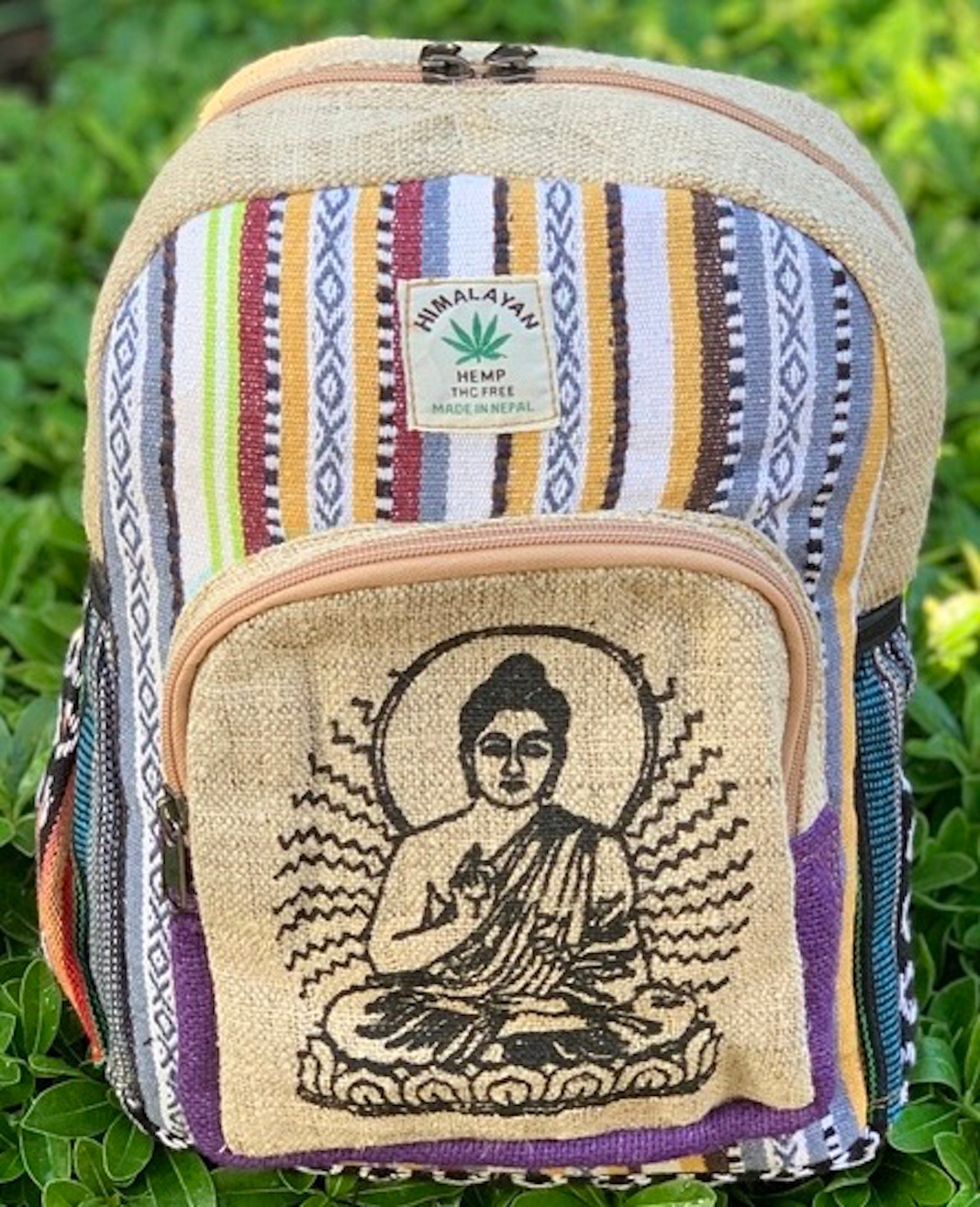 Unique Himalaya Hemp Backpack Small Backpack Hippie Backpack | Etsy