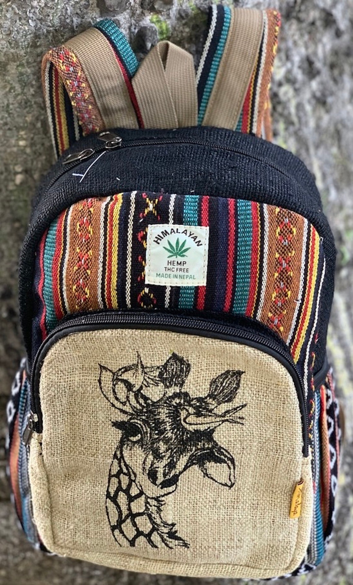 Unique Hemp Backpack Small Backpack Hippie Backpack Festival | Etsy