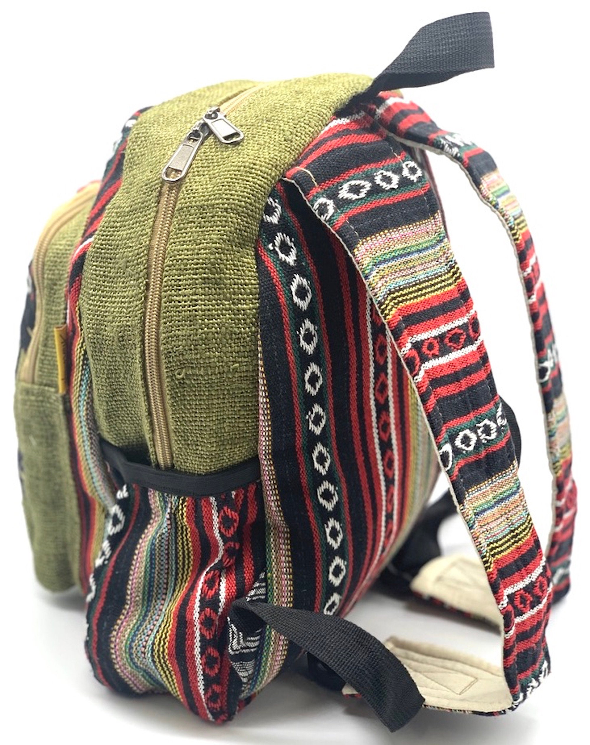Unique Design Himalaya Hemp Backpack Small Backpack Hippie | Etsy