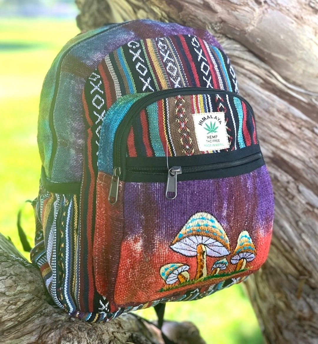 Unique Design Himalaya Hemp Backpack Small Backpack Hippie - Etsy