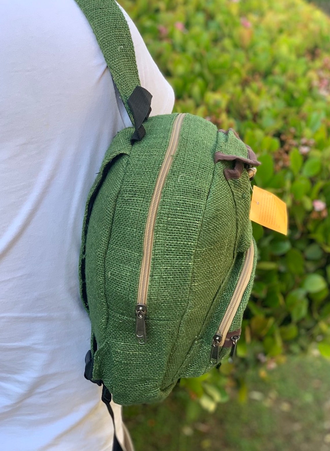 Mini Hemp Backpack Small Backpack Hippie Backpack Briefcase - Etsy