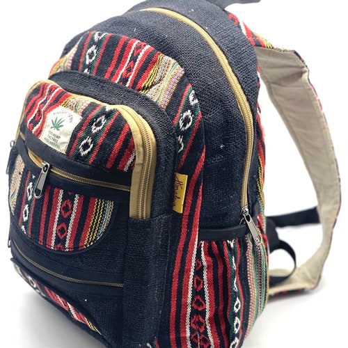 Unique Design Himalaya Hemp Backpack Small Backpack Hippie - Etsy