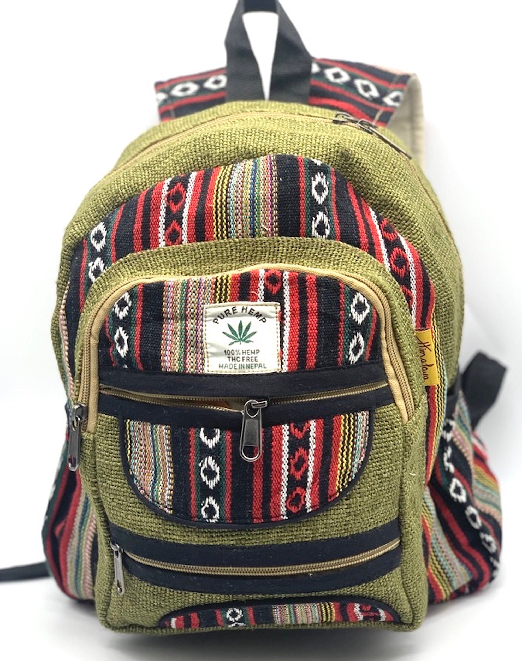 Unique Design Himalaya Hemp Backpack Small Backpack Hippie | Etsy