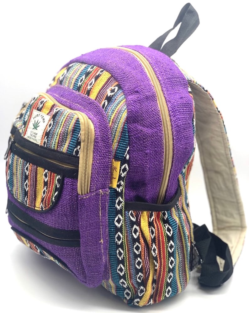 Unique Design Himalaya Hemp Backpack Small Backpack Hippie - Etsy