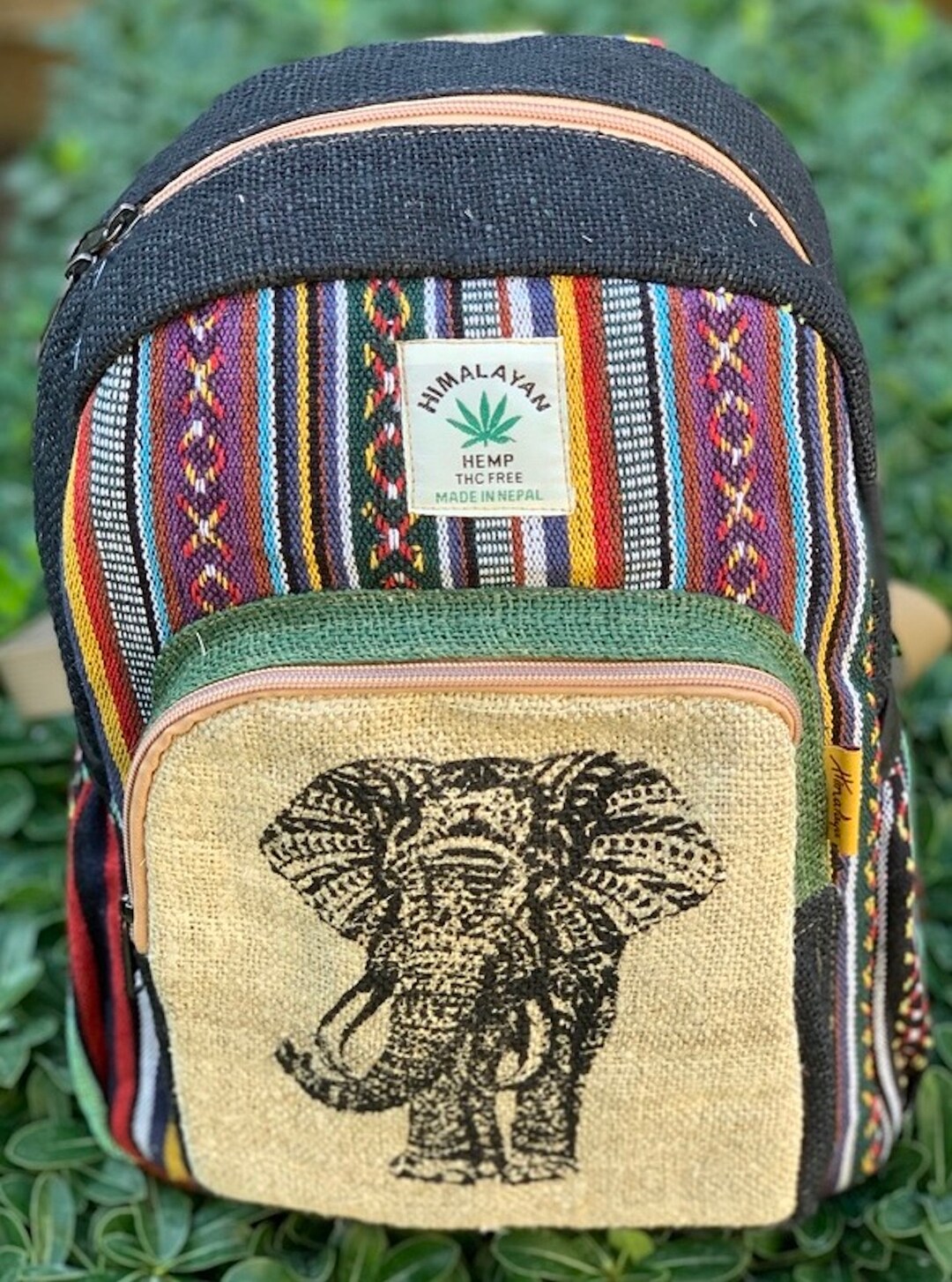 Einzigartige Himalaya Hanf Rucksack kleine Rucksack Hippie Rucksack ...