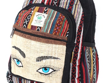Unique Design Himalaya Hemp Backpack Small Backpack Hippie Backpack ...