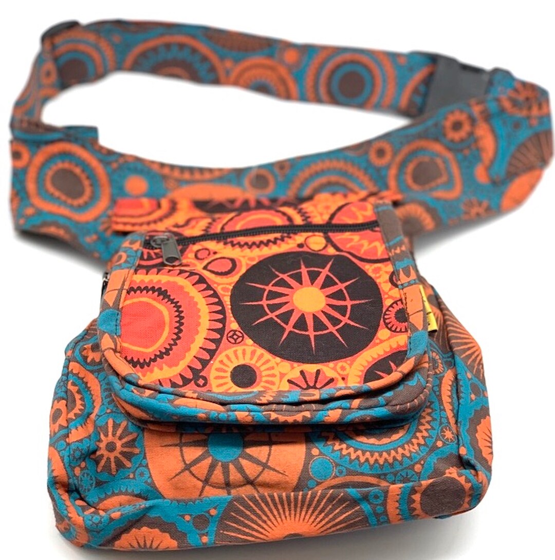 Handmade Cotton Fanny Pack Hippie Festival Waist Bag - Etsy