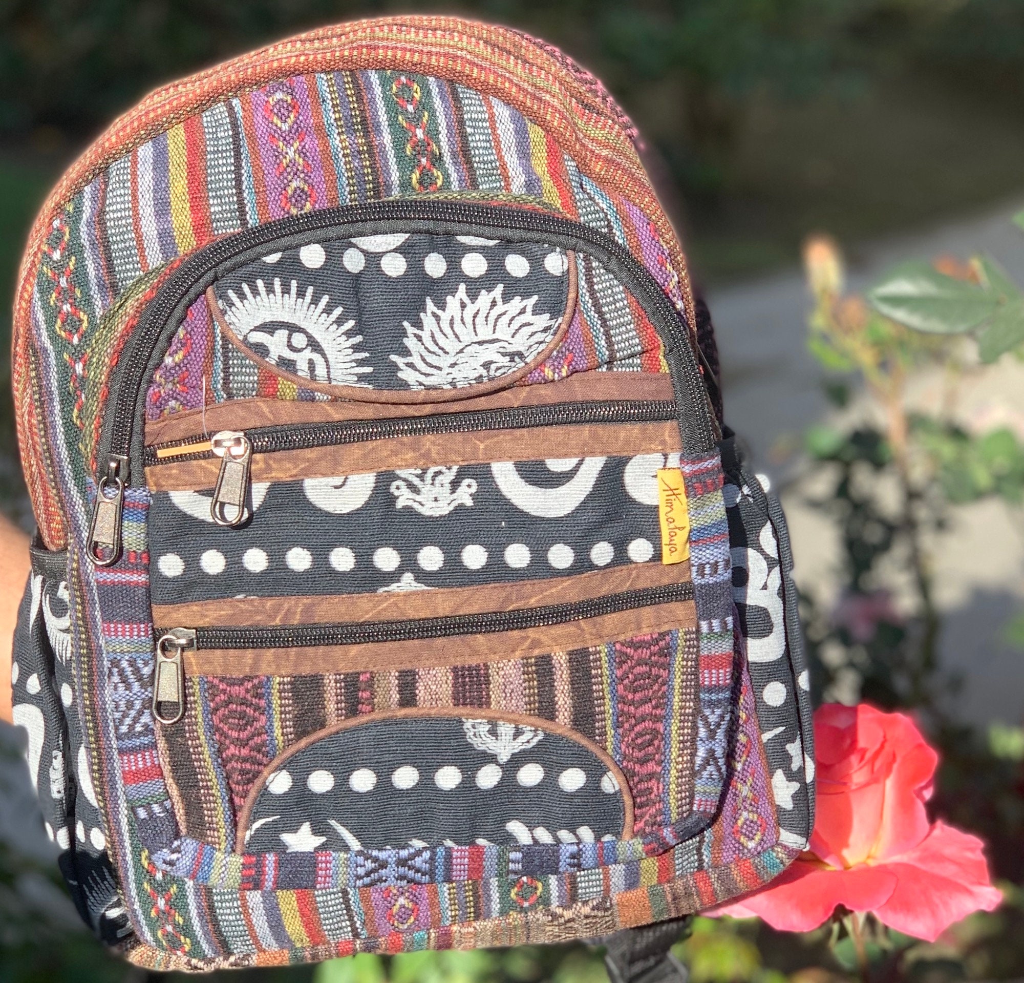 Unique Design 100% Himalaya Cotton Backpack Small Backpack | Etsy