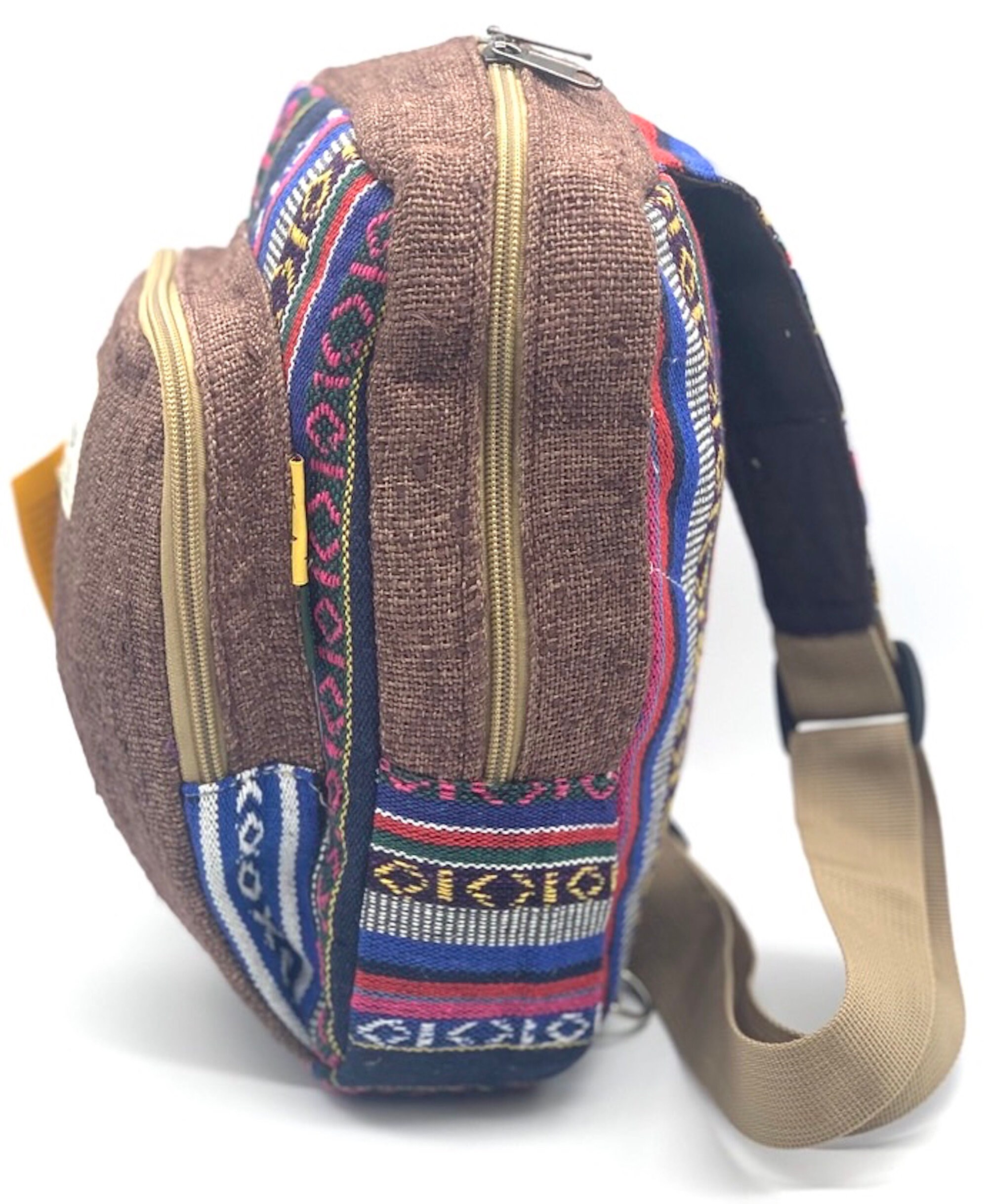 Unique design 100% Himalaya Hemp Sling Backpack Crossbody | Etsy