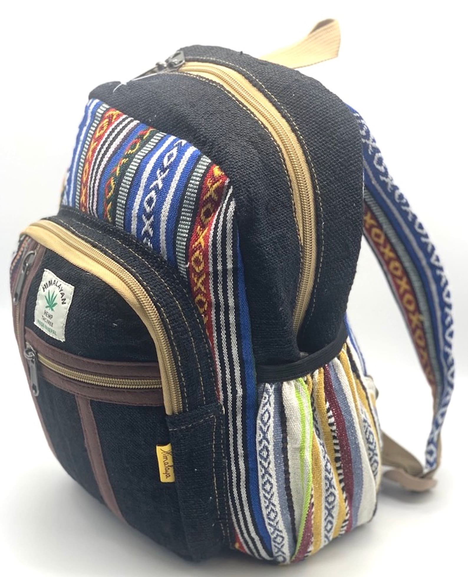 Unique Design Himalaya Hemp Backpack Small Backpack Hippie | Etsy