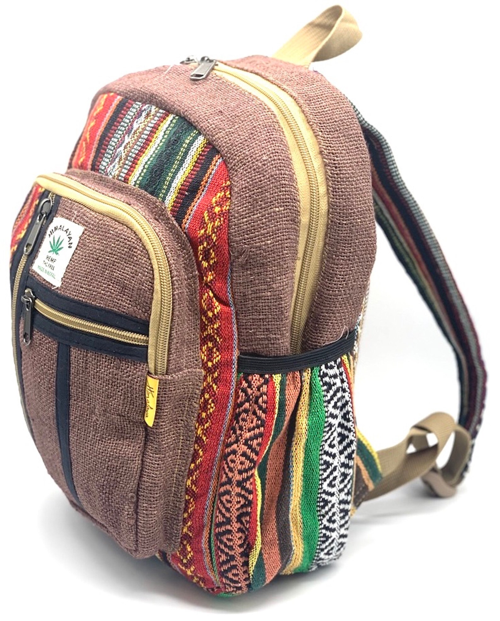 Unique Design Himalaya Hemp Backpack Small Backpack Hippie - Etsy