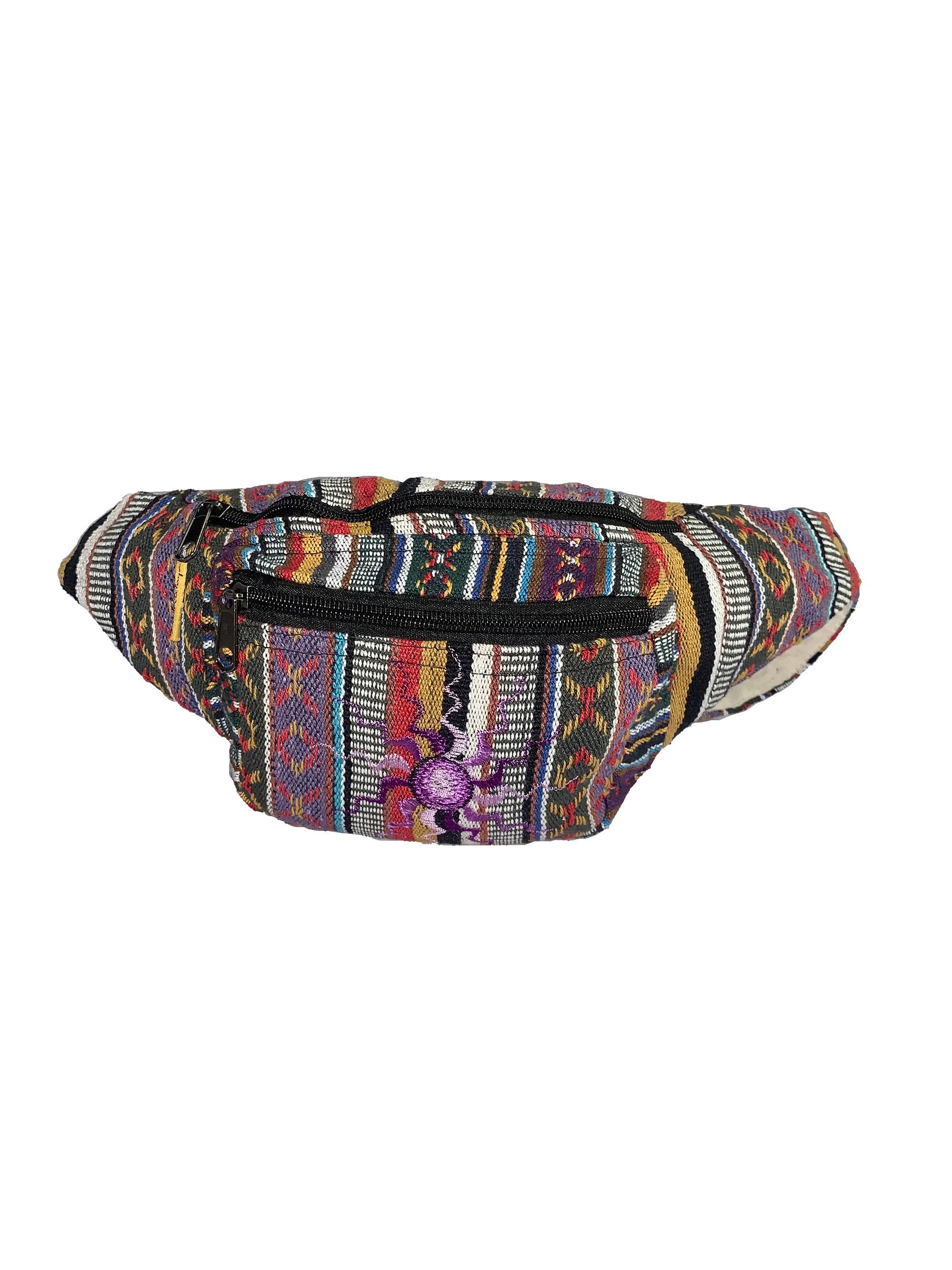 Embroidered Sun Cotton Fanny Pack Handmade Hippie Festival Bag - Etsy