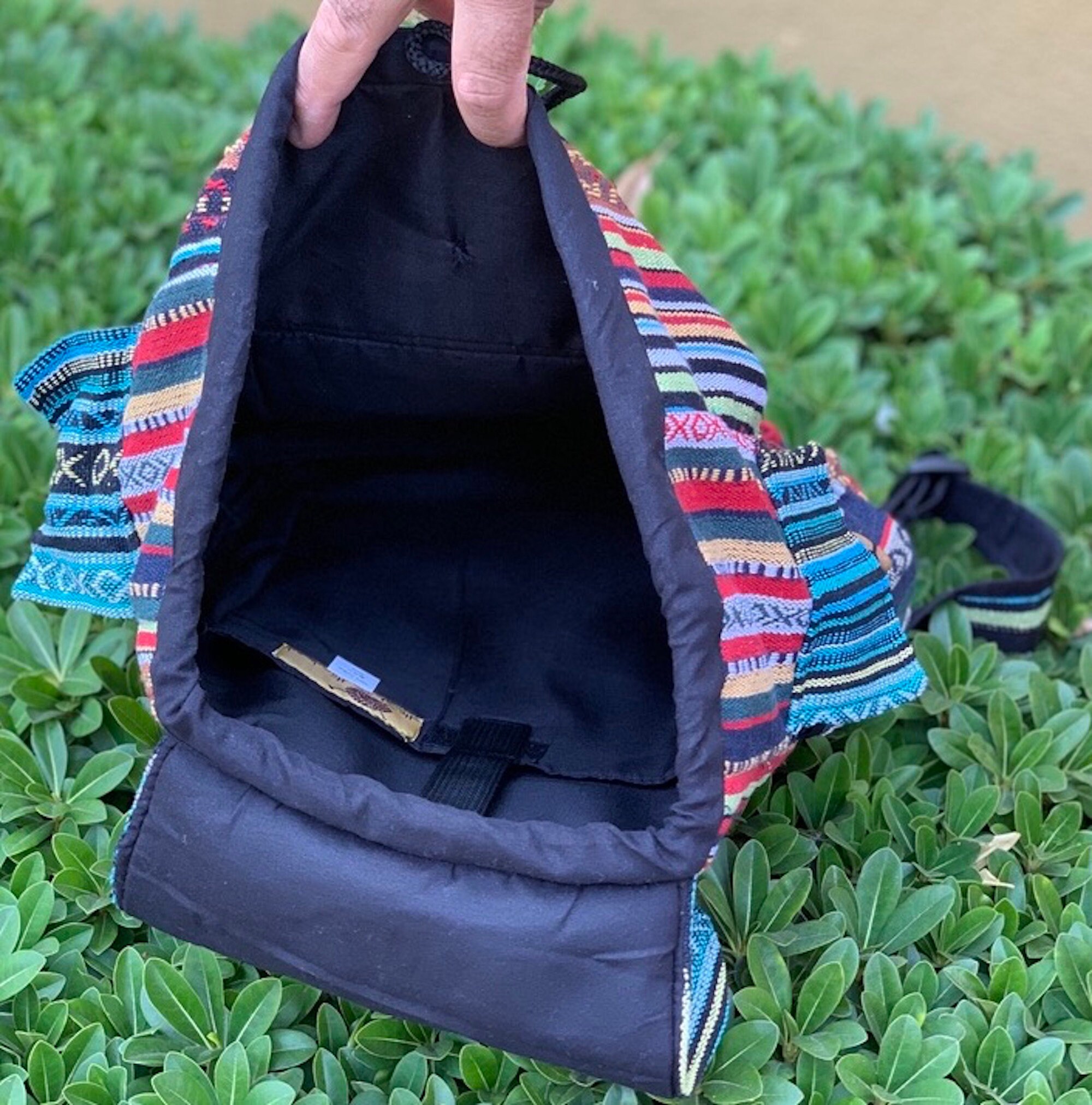 Unique Cotton Backpack Small Backpack Hippie Backpack Festival | Etsy