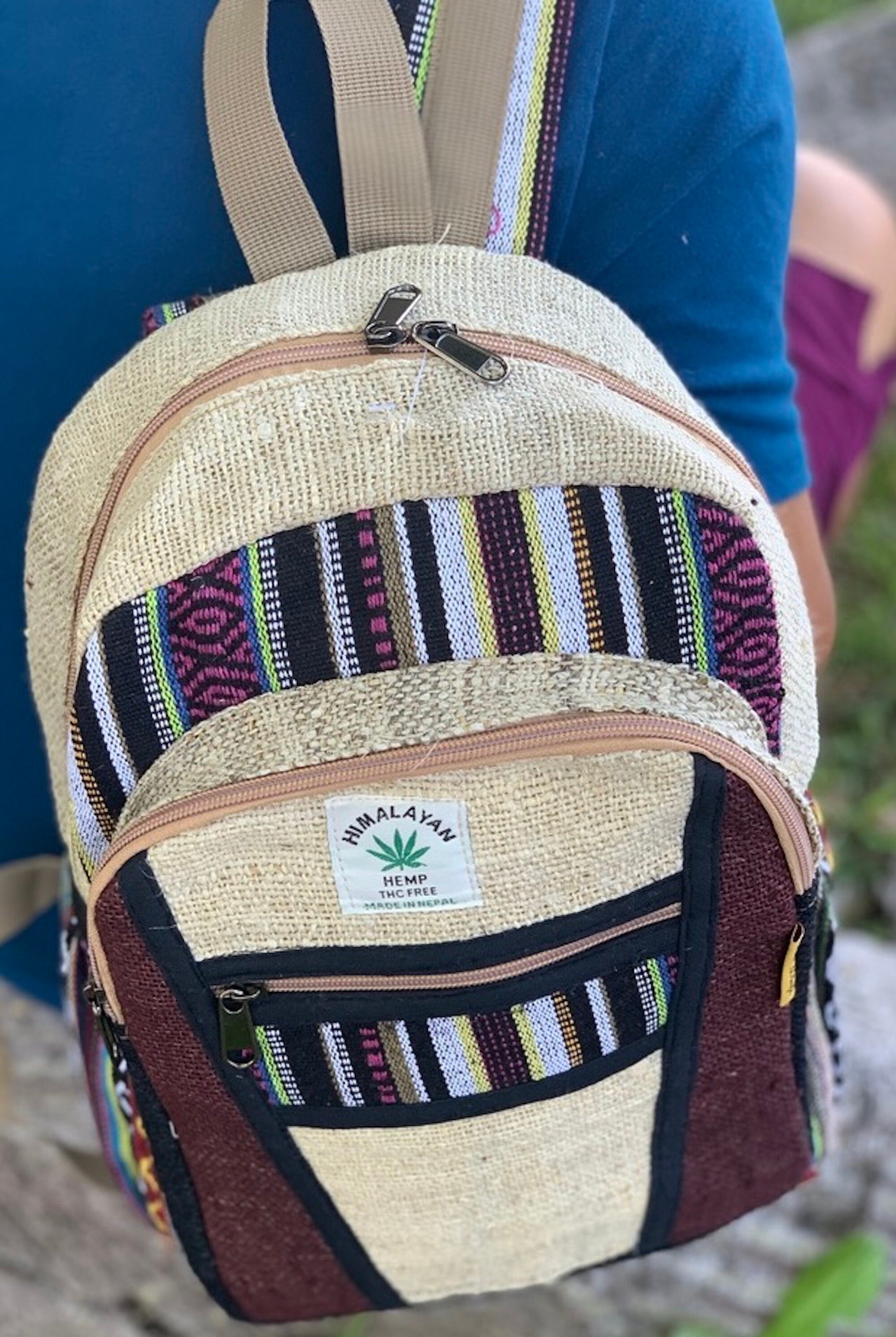 Unique Hemp Backpack Small Backpack Hippie Backpack Festival | Etsy