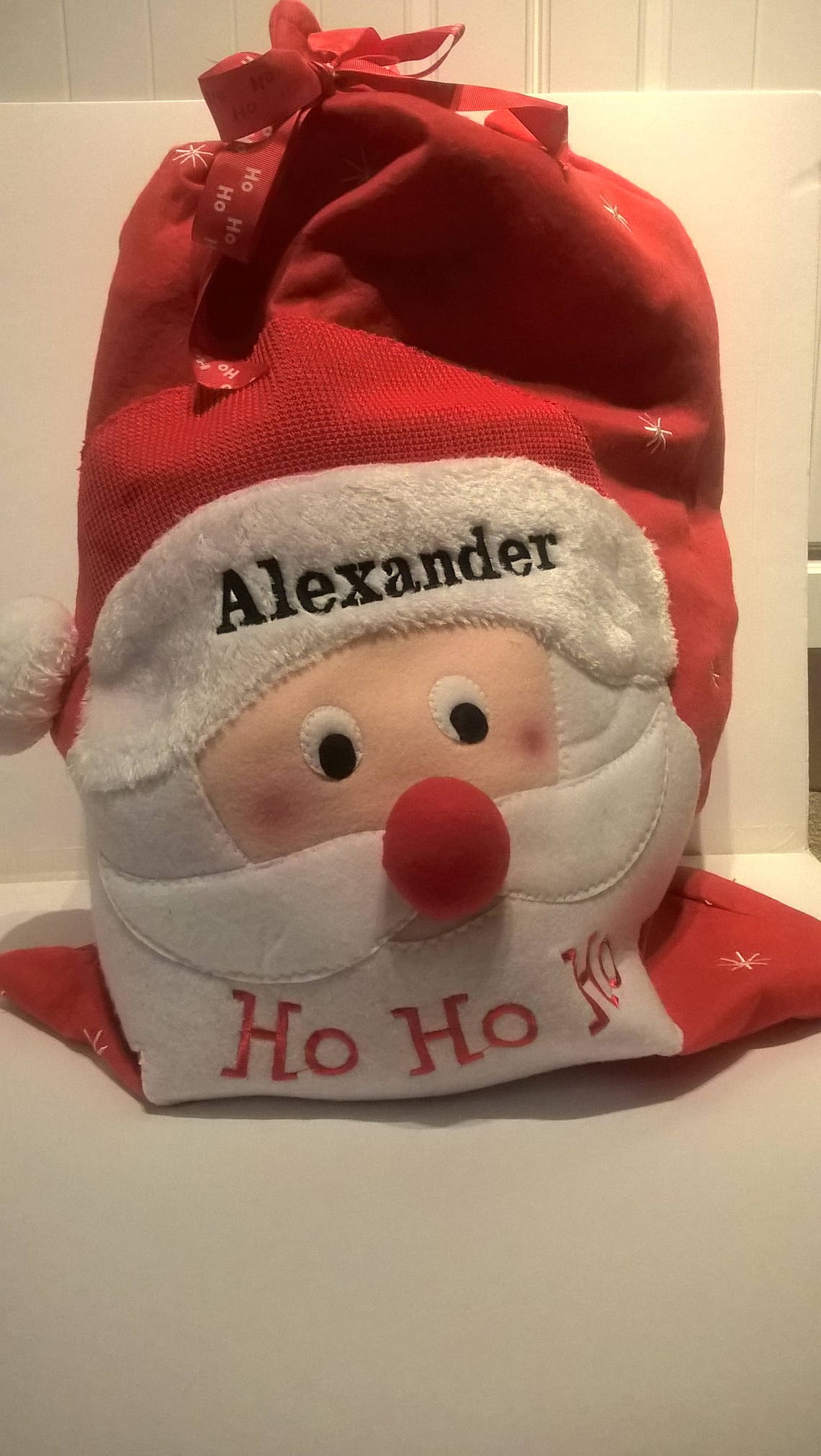 Personalised embroidered Santa Sack Christmas Personalized | Etsy