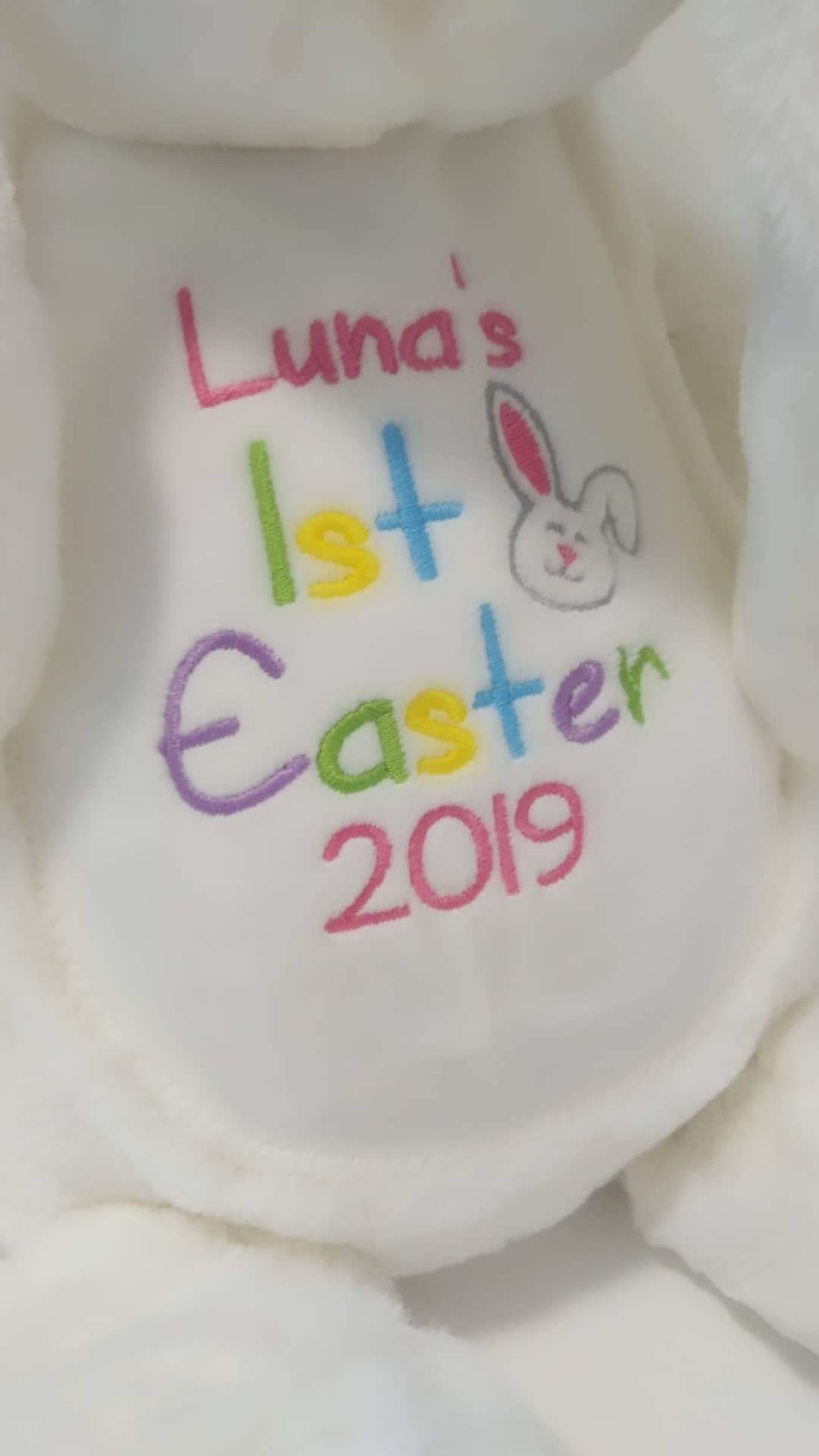 Personalised First Easter Bunny Soft Toy Easter Gift Teddy - Etsy