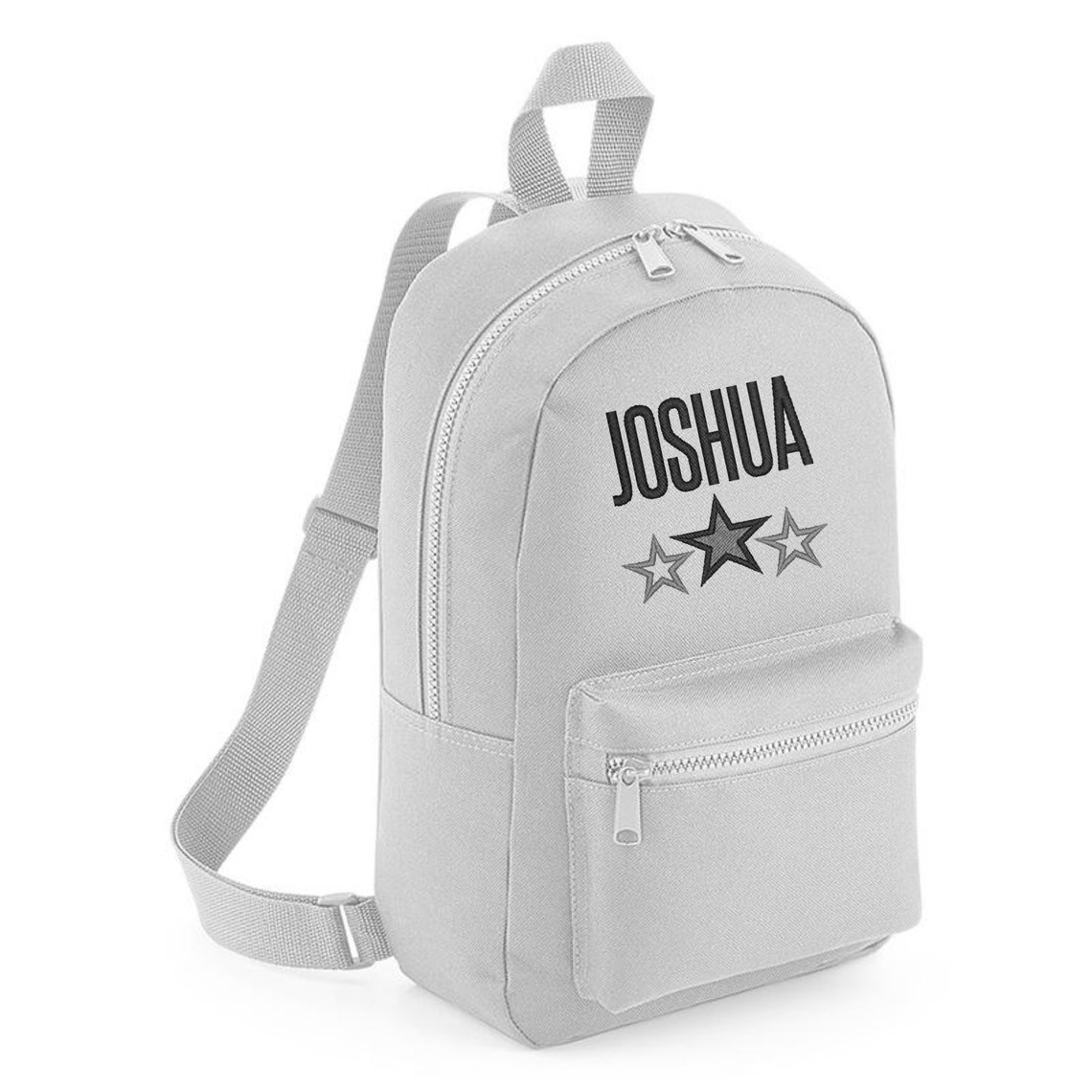 Personalised Grey Mini Fashion Backpack for School or Nursery - Etsy
