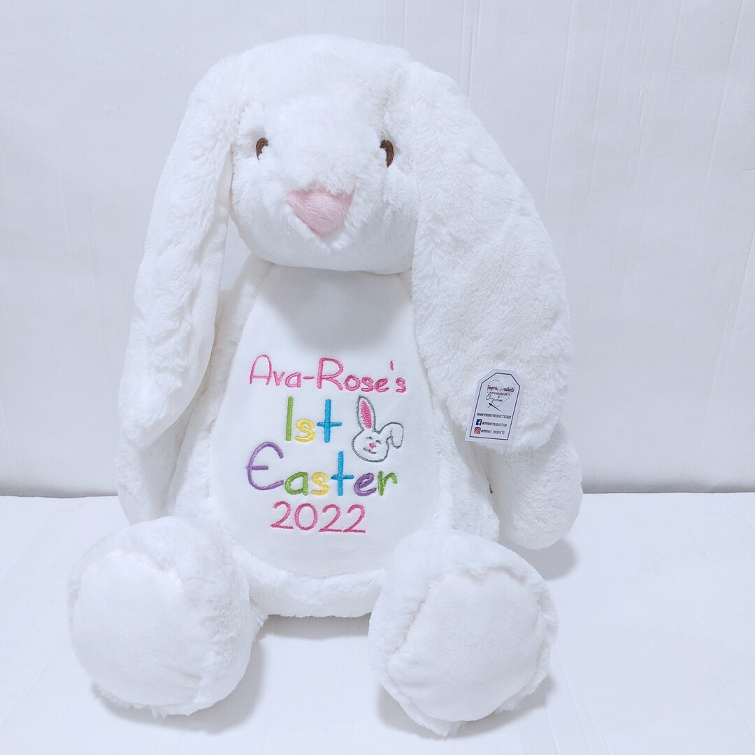 Personalised First Easter Bunny Soft Toy - Easter Gift, Teddy, First ...