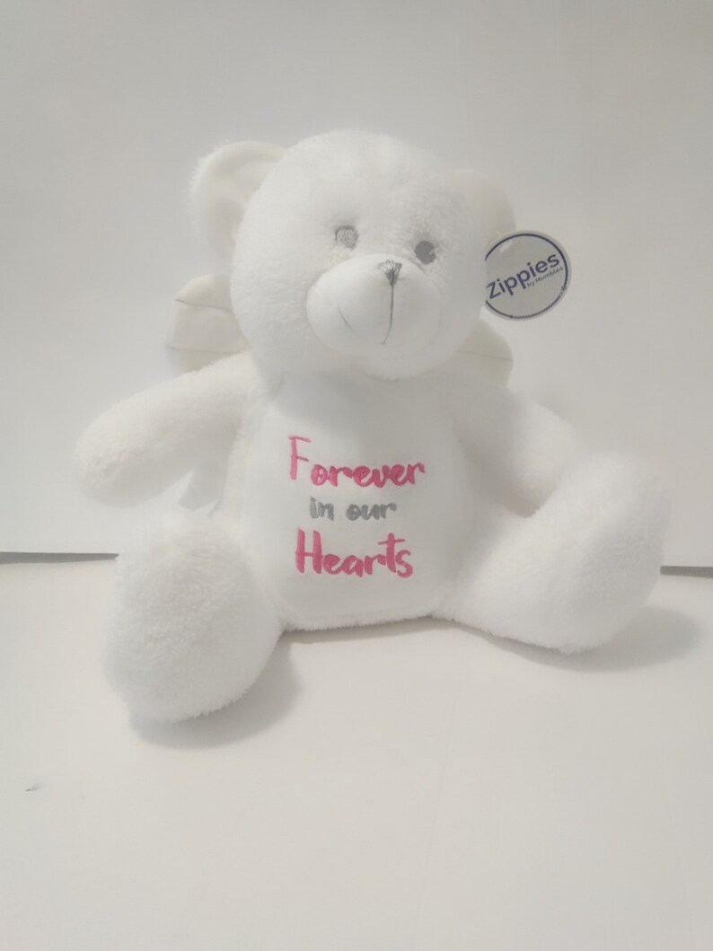 Angel Bear Personalised Remembrance Teddy Baby Loss or - Etsy