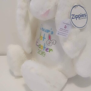 Personalised First Easter Bunny Soft Toy Easter Gift, Teddy, First ...