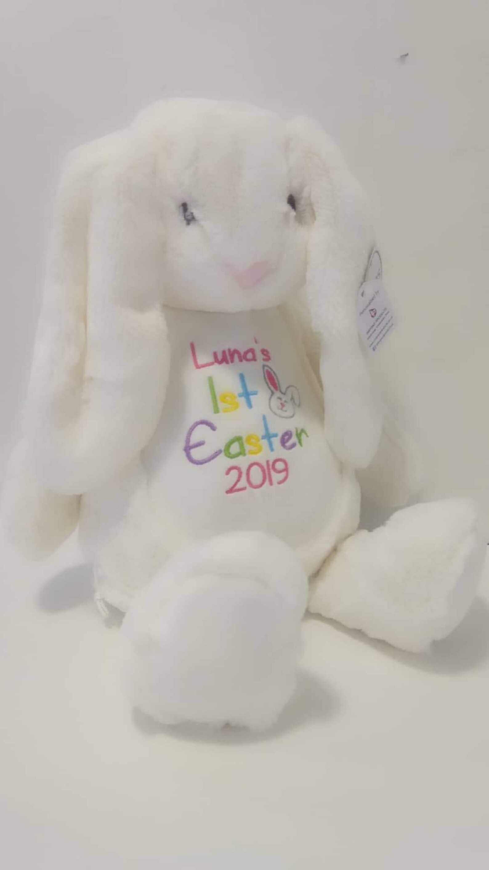 Personalised First Easter Bunny Soft Toy Easter Gift Teddy - Etsy