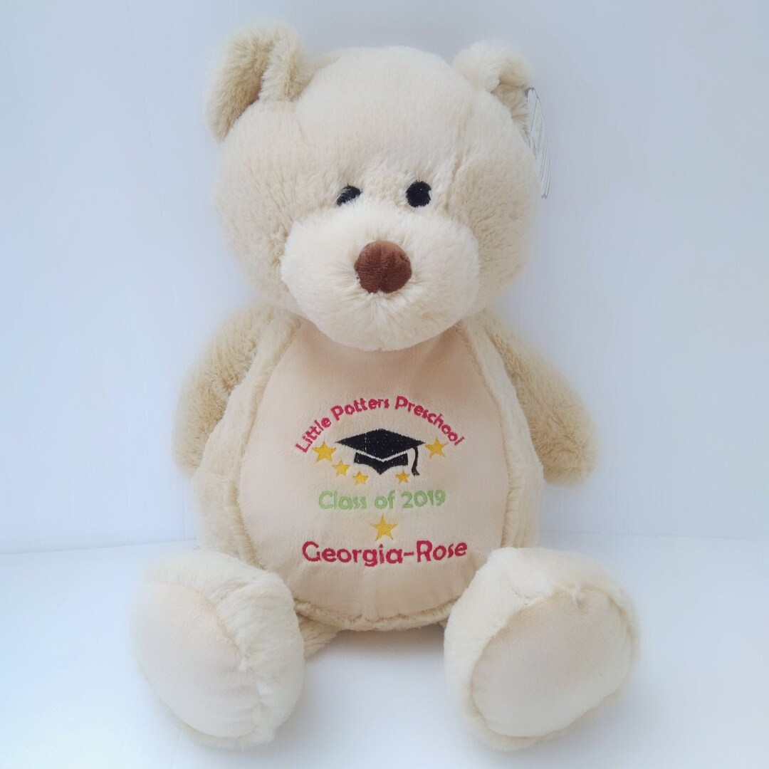 Graduation Teddy Bear Personalised for Boys or Girls, Nursery or ...