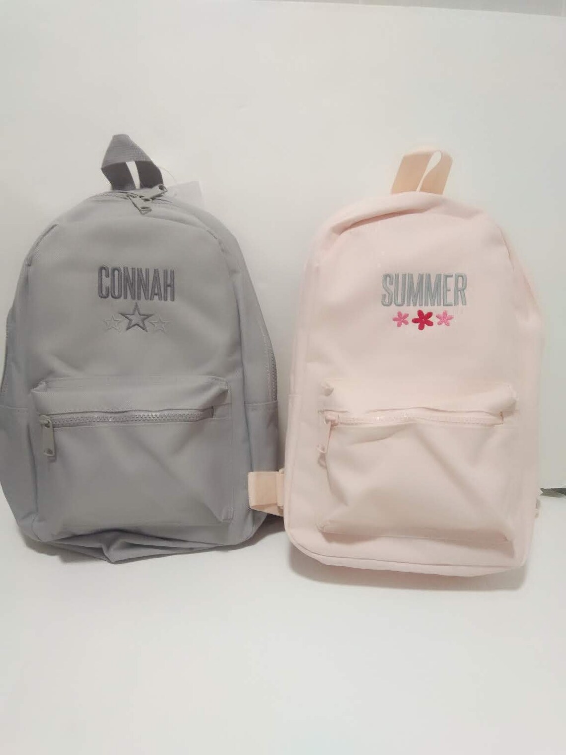 Personalised Grey Mini Fashion Backpack for School or Nursery - Etsy