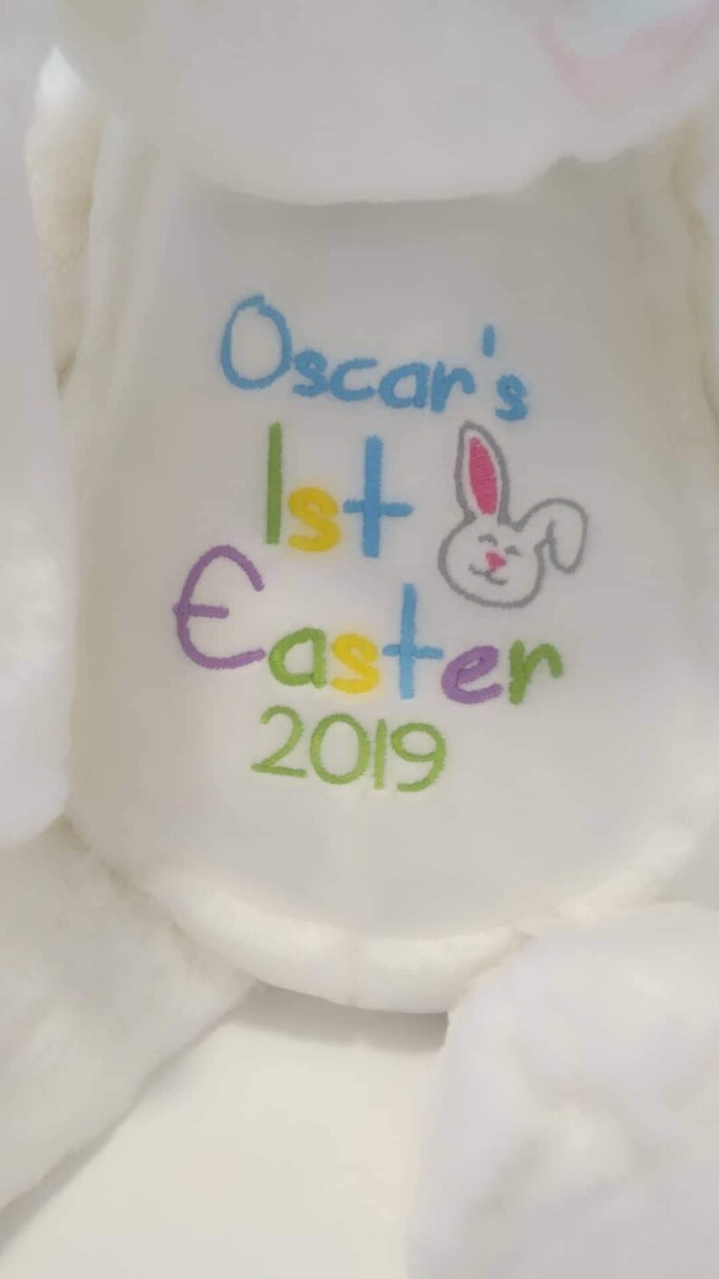 Personalised First Easter Bunny Soft Toy Easter Gift Teddy | Etsy