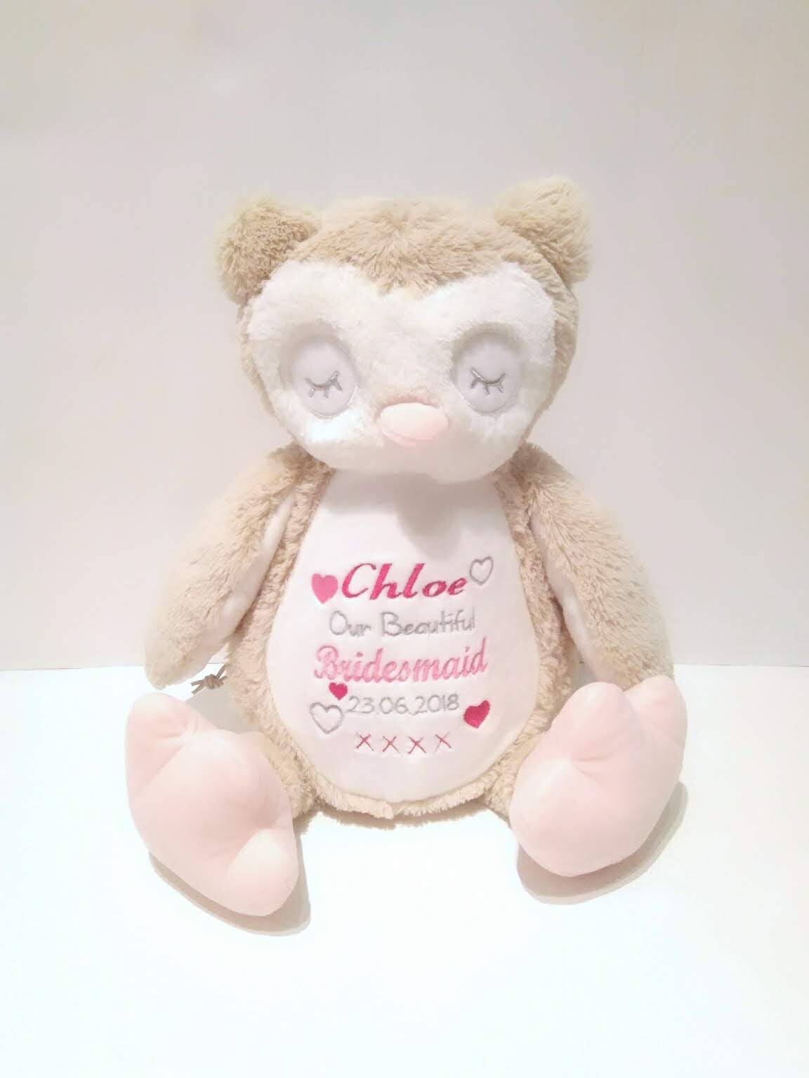 Text Message Teddy Bear Flower