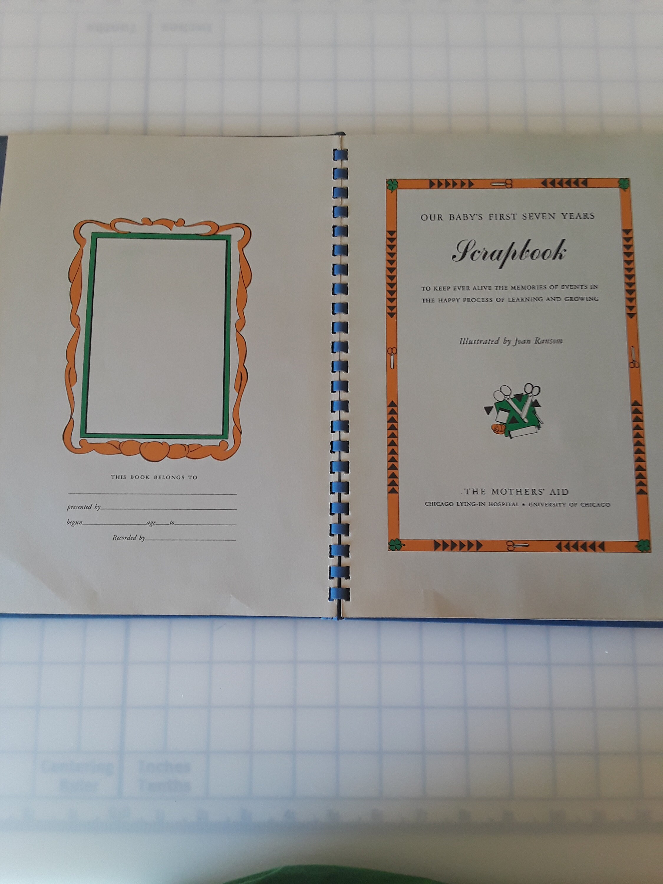 Our Baby's First Seven Years Scrapbook. Vintage and Perfect Condition ...