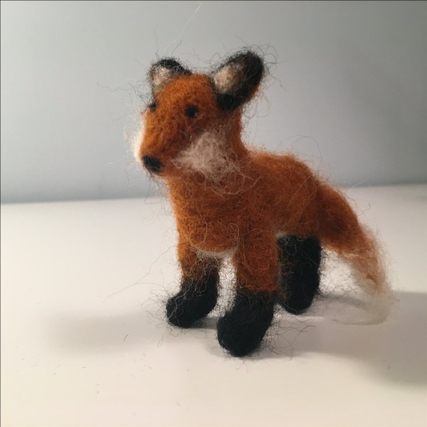 Needle Felted Fox - Etsy