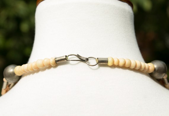 Multi-strand Bugle Bead Necklace - Gem