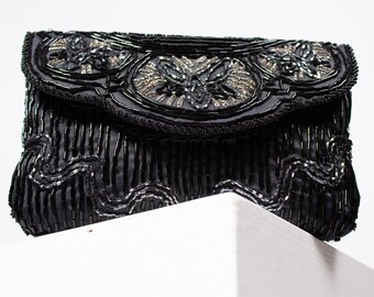 Vintage Caprice Opera Elegant Glass Beaded Evening Bag Clutch Purse - Etsy