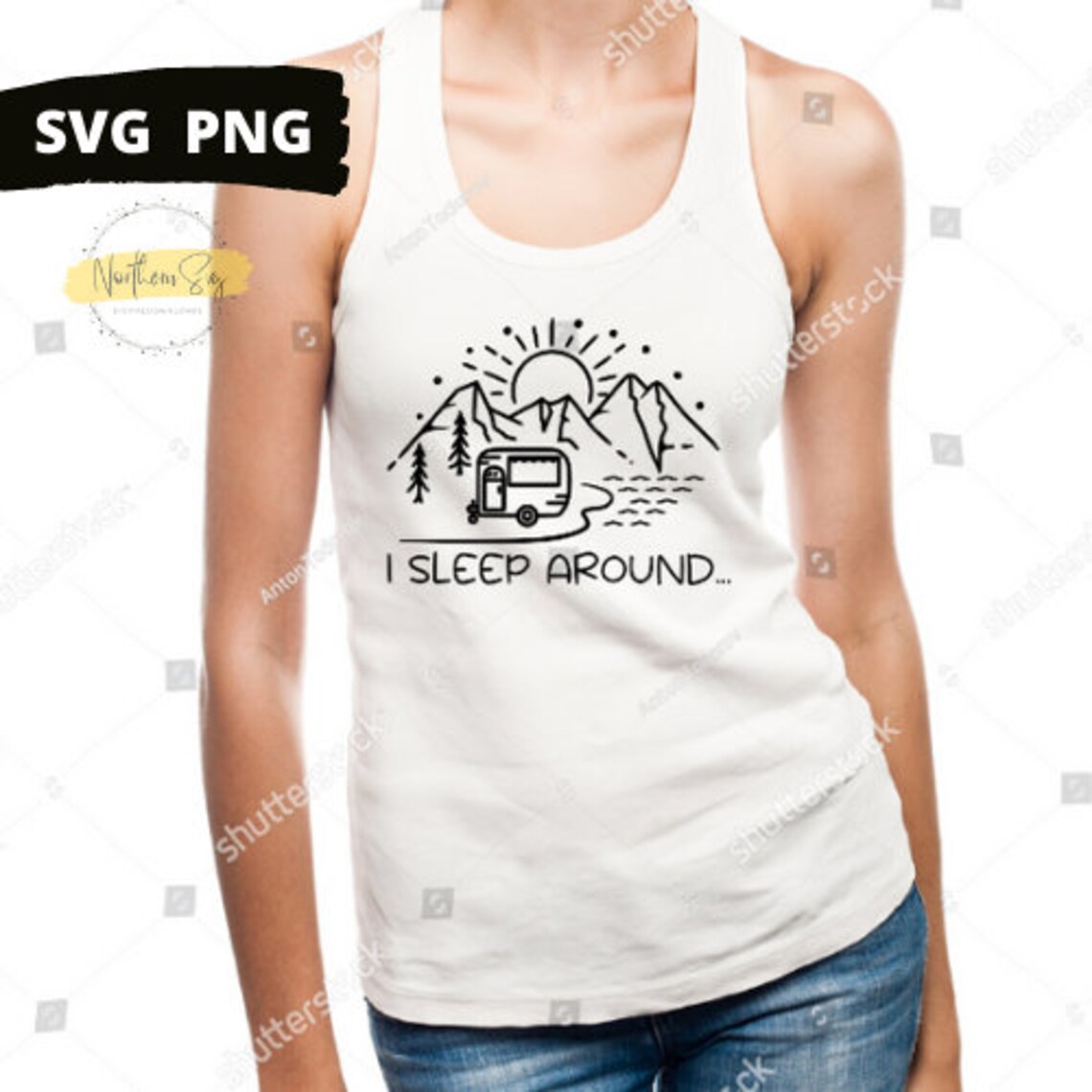 I Sleep Around Svg | Camping Svg | Summer Adventure Svg | Camp Life Svg ...