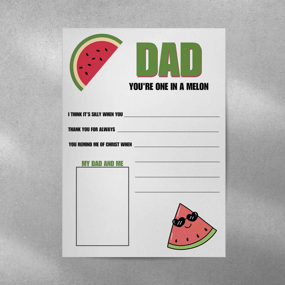 Christian Father’s Day Questionnaire - LDS Primary Printable - Jesus ...