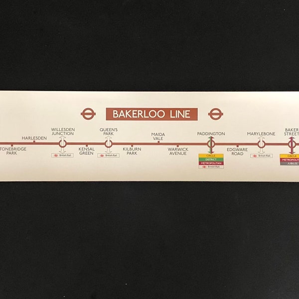 London Underground - Etsy