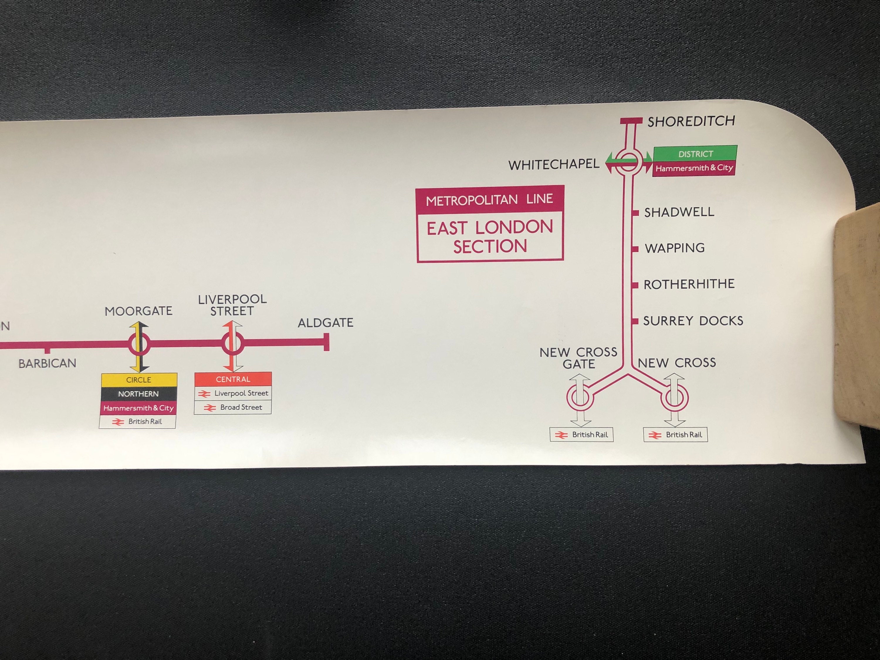 Buy Original Paper London Underground Metropolitan & East London Online ...