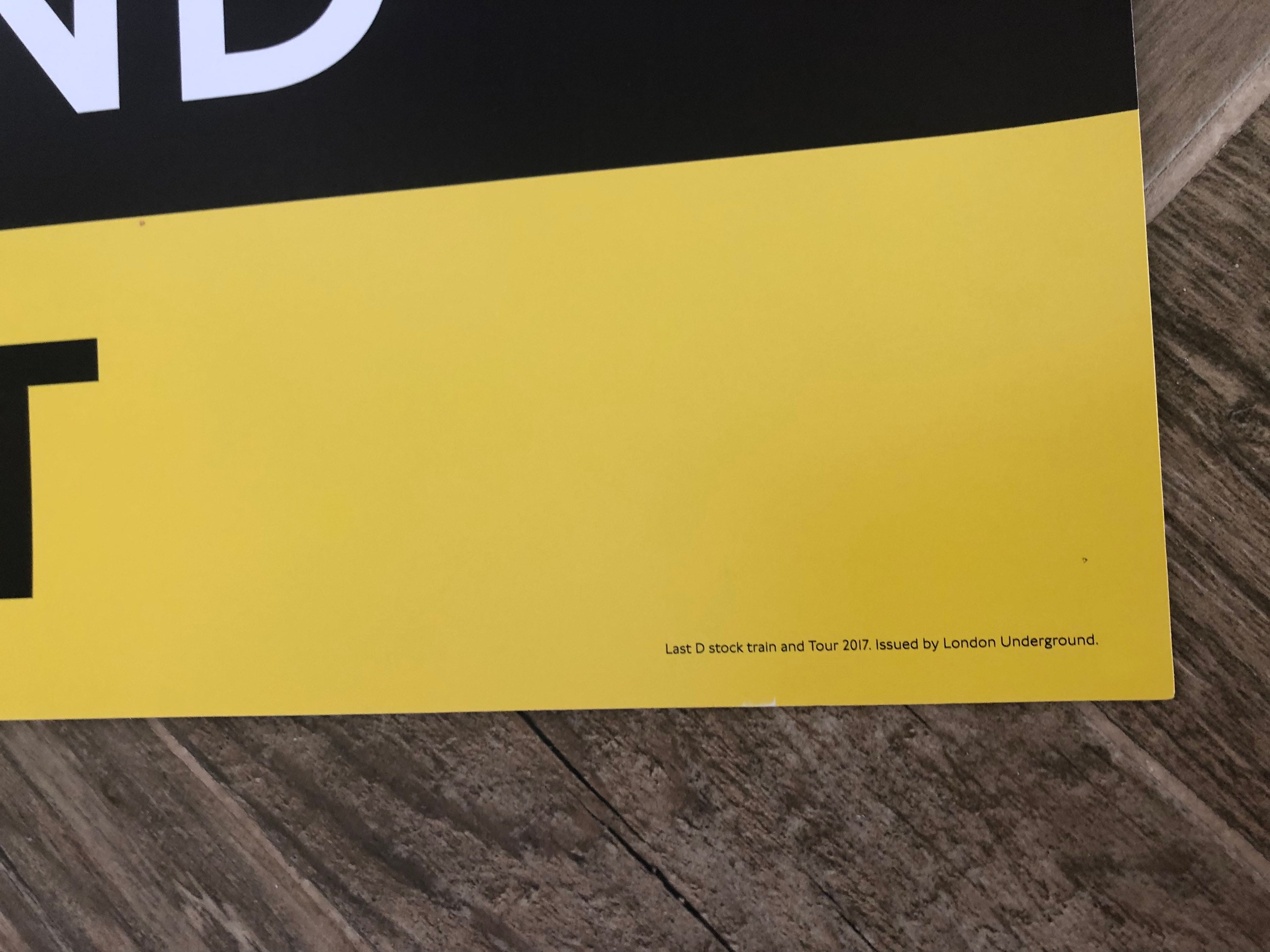 London Underground Original Print District Line Eastbound Carriage ...