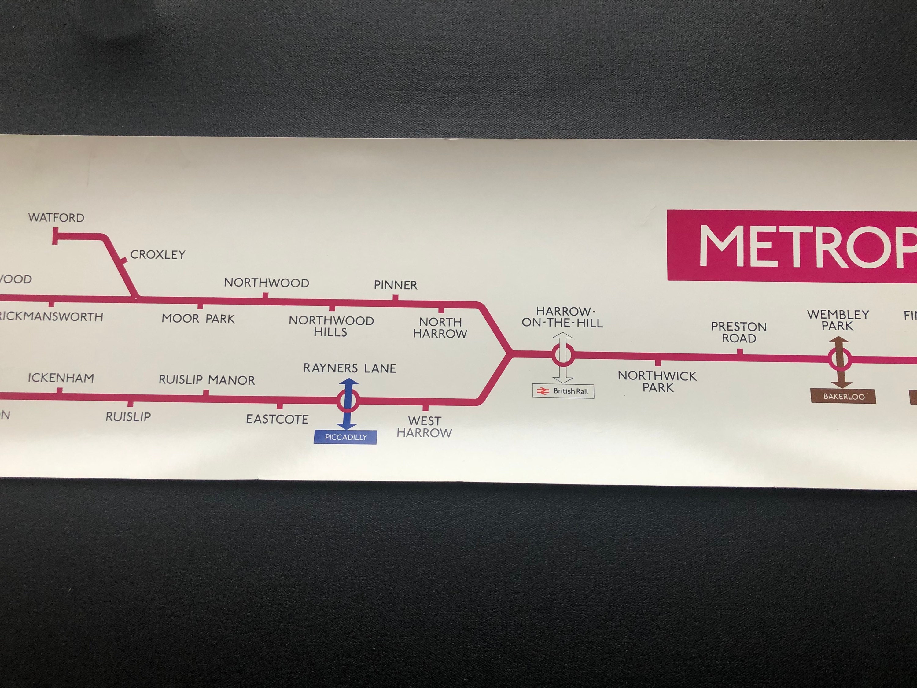 Buy Original Paper London Underground Metropolitan & East London Online ...