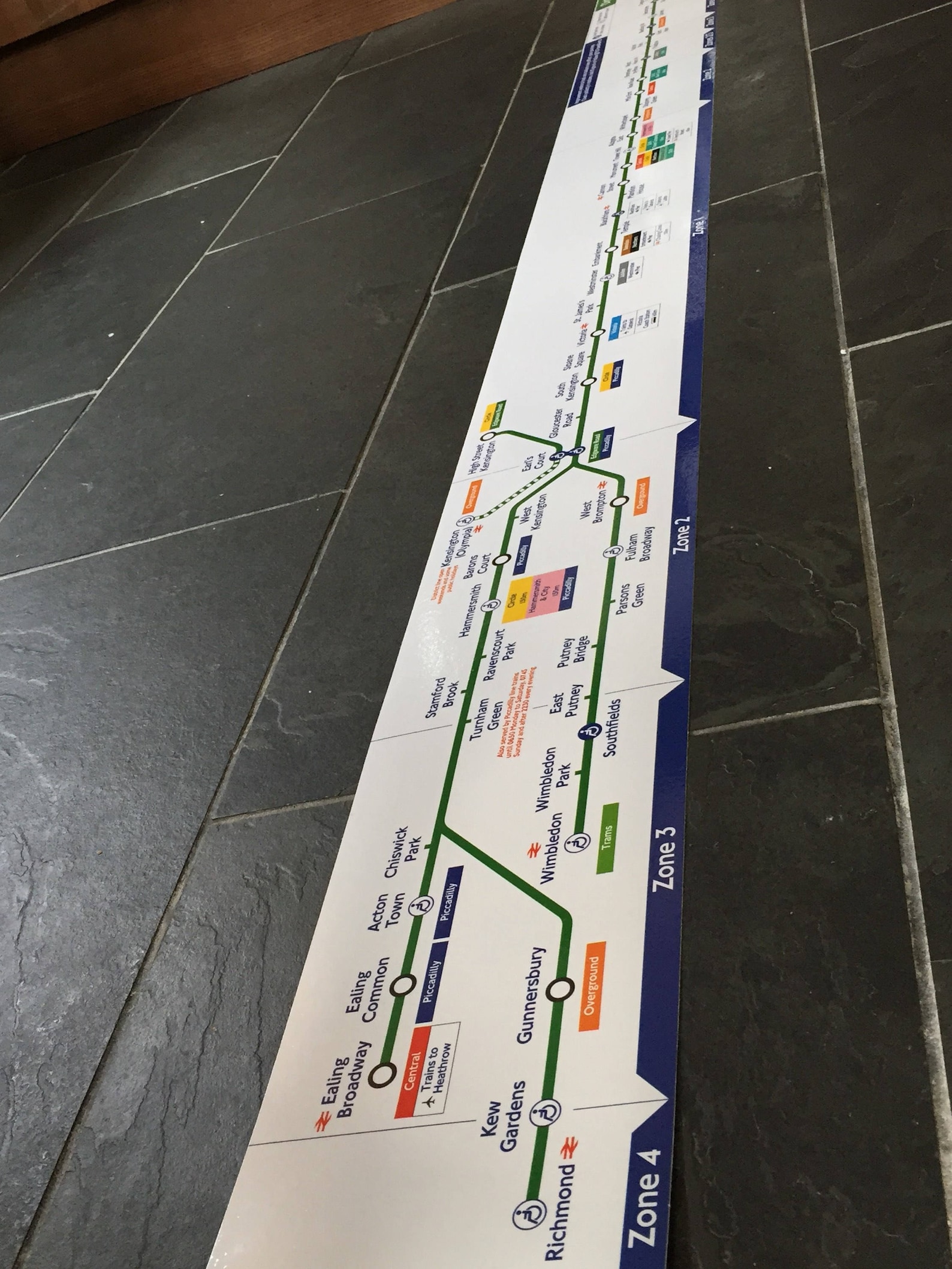 London Underground Original Print District Line Carriage Diagram Tube ...