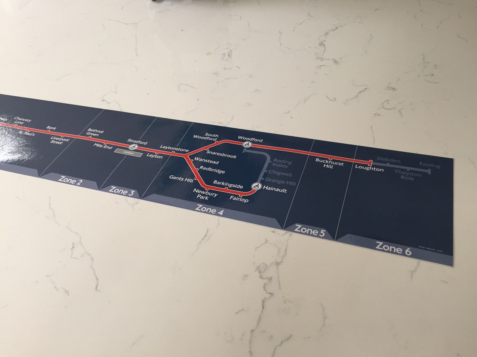 London Underground Original Tube Map Line Diagram Art Print Poster ...