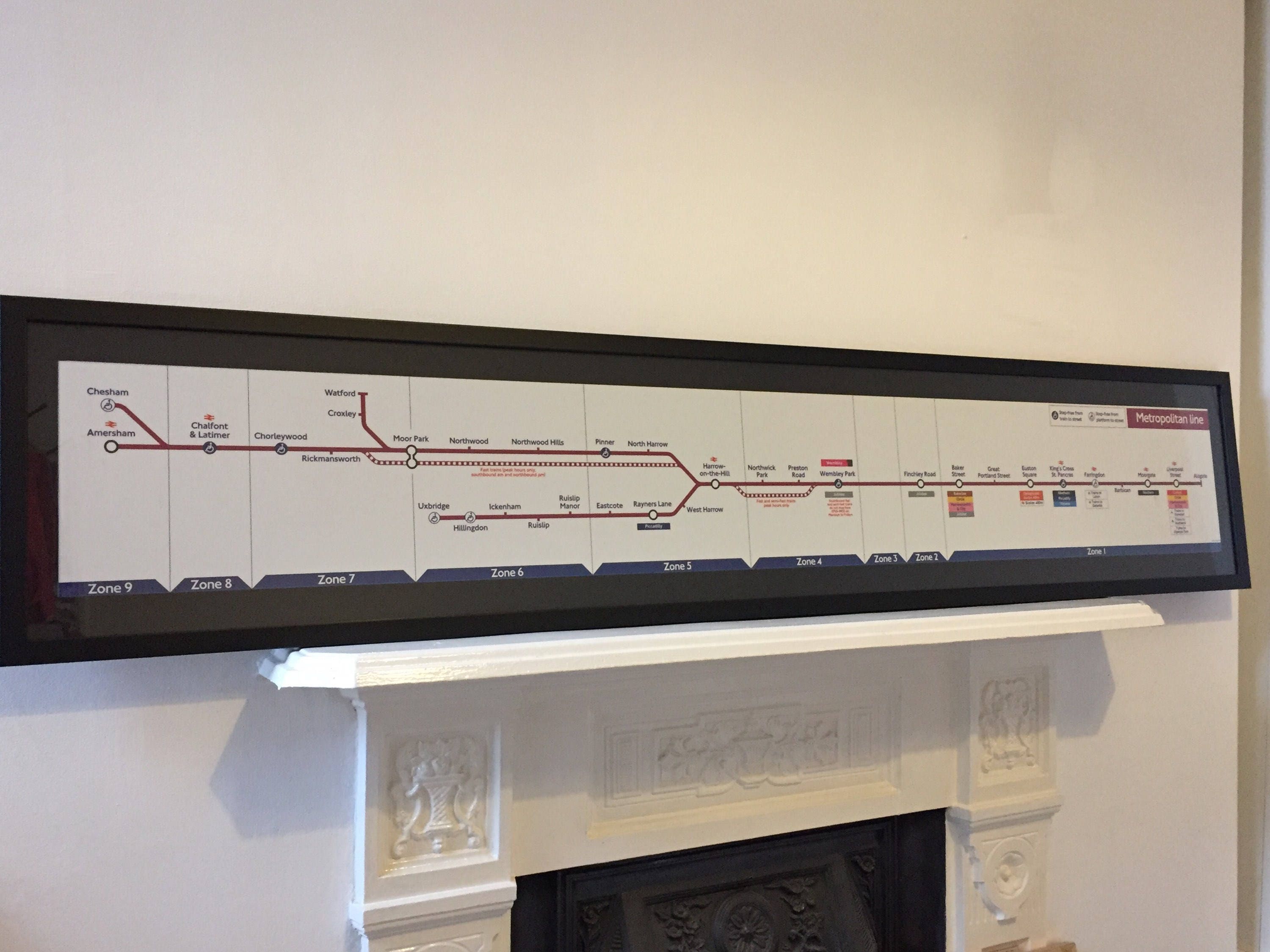 London Underground Tube Carriage Diagram Metropolitan Line - Etsy