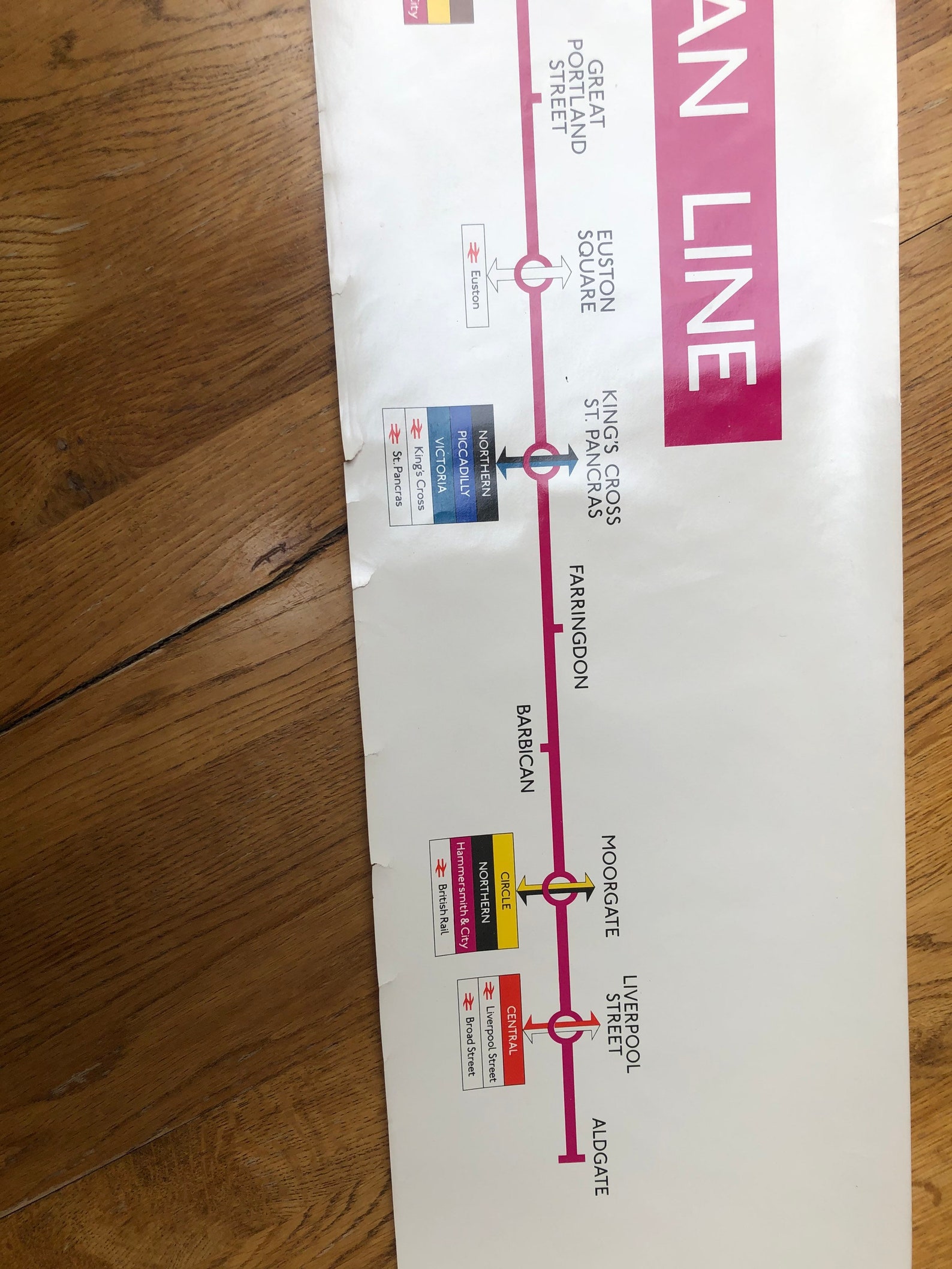 Buy Original Paper London Underground Metropolitan & East London Online ...