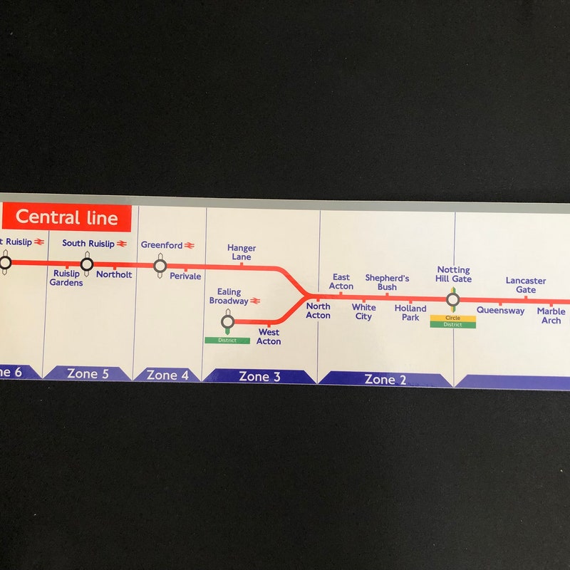 Tube Map - Etsy UK