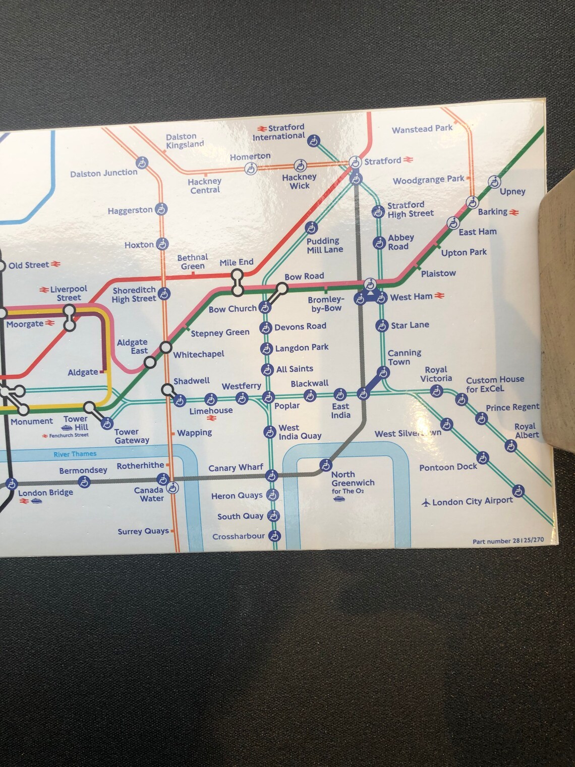 London Underground Tube Carriage Line Diagram of Central Route Map Art ...