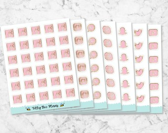 Social Media Planner Icon Stickers - Etsy